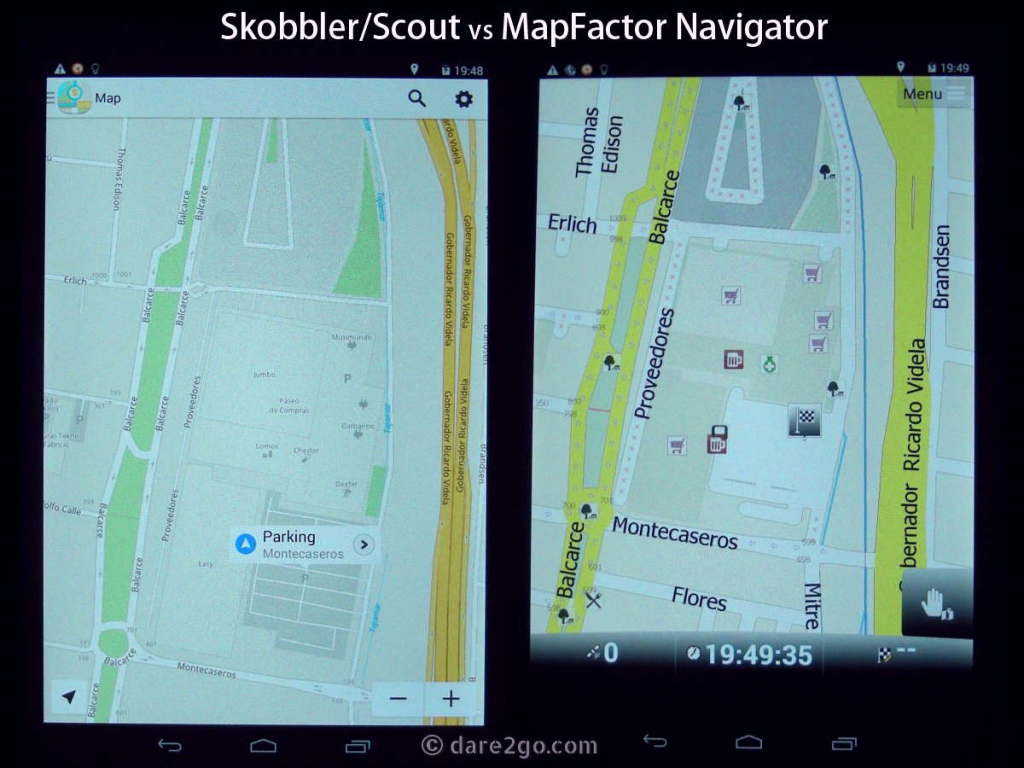 Review Part 2: Navigation Apps on Android | dare2go