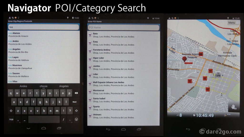 Review Part 2: Navigation Apps on Android | dare2go