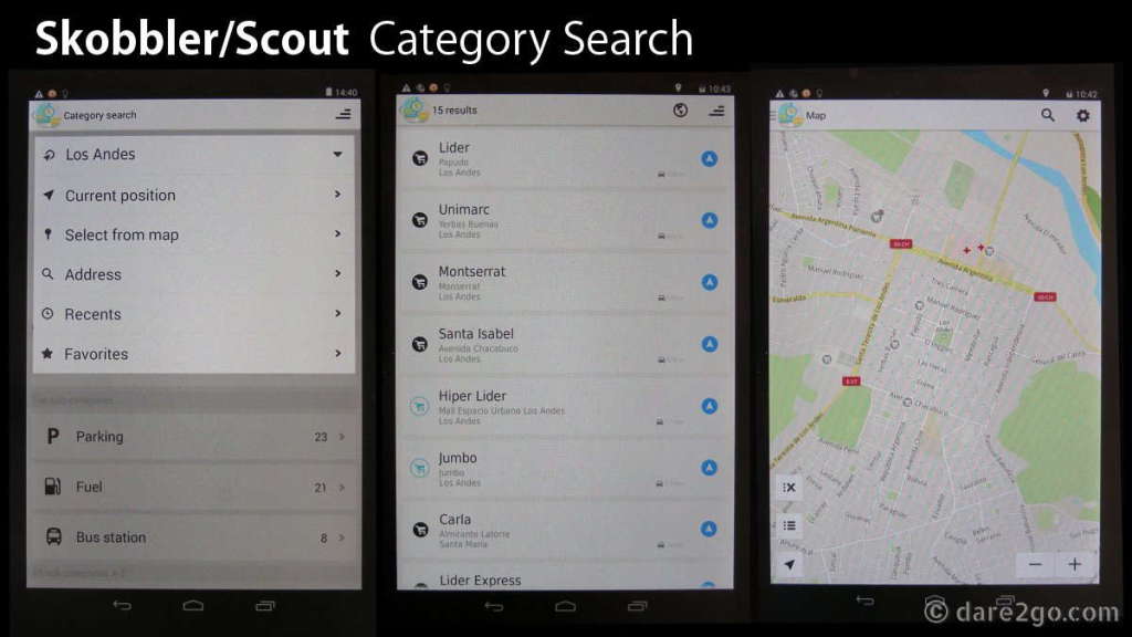 Review Part 2: Navigation Apps on Android | dare2go